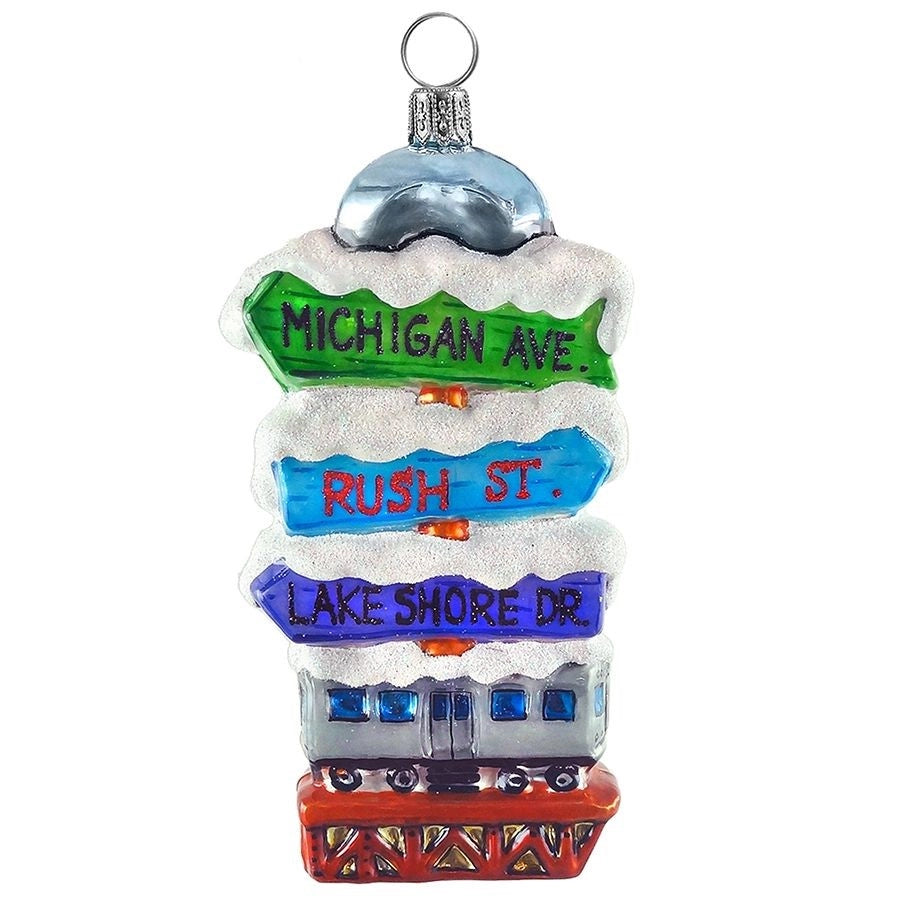Signs of Chicago Ornament – CAC Design Store