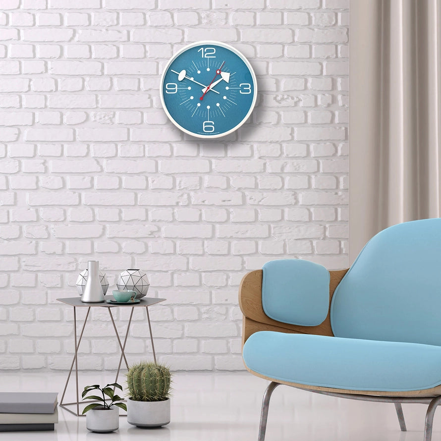 About Dot Time Wall Clock Blue – CAC Design Store
