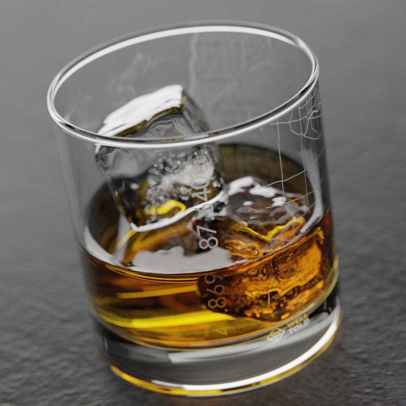 Chicago Map Rocks Glass – CAC Design Store