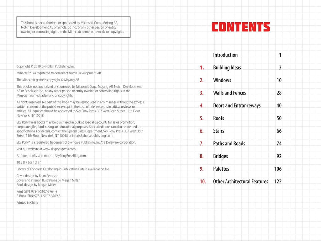 Minecraft Architect The Builder's Idea Book – CAC Design Store